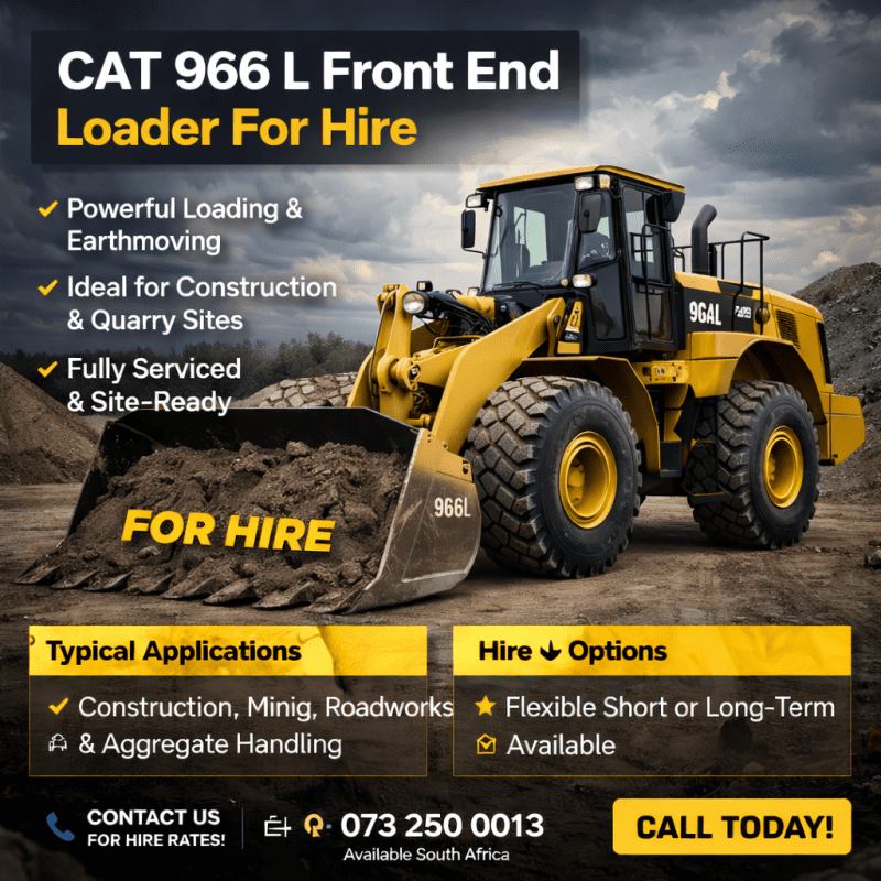 CAT 966L Front End Loader For Hire - TOSOG